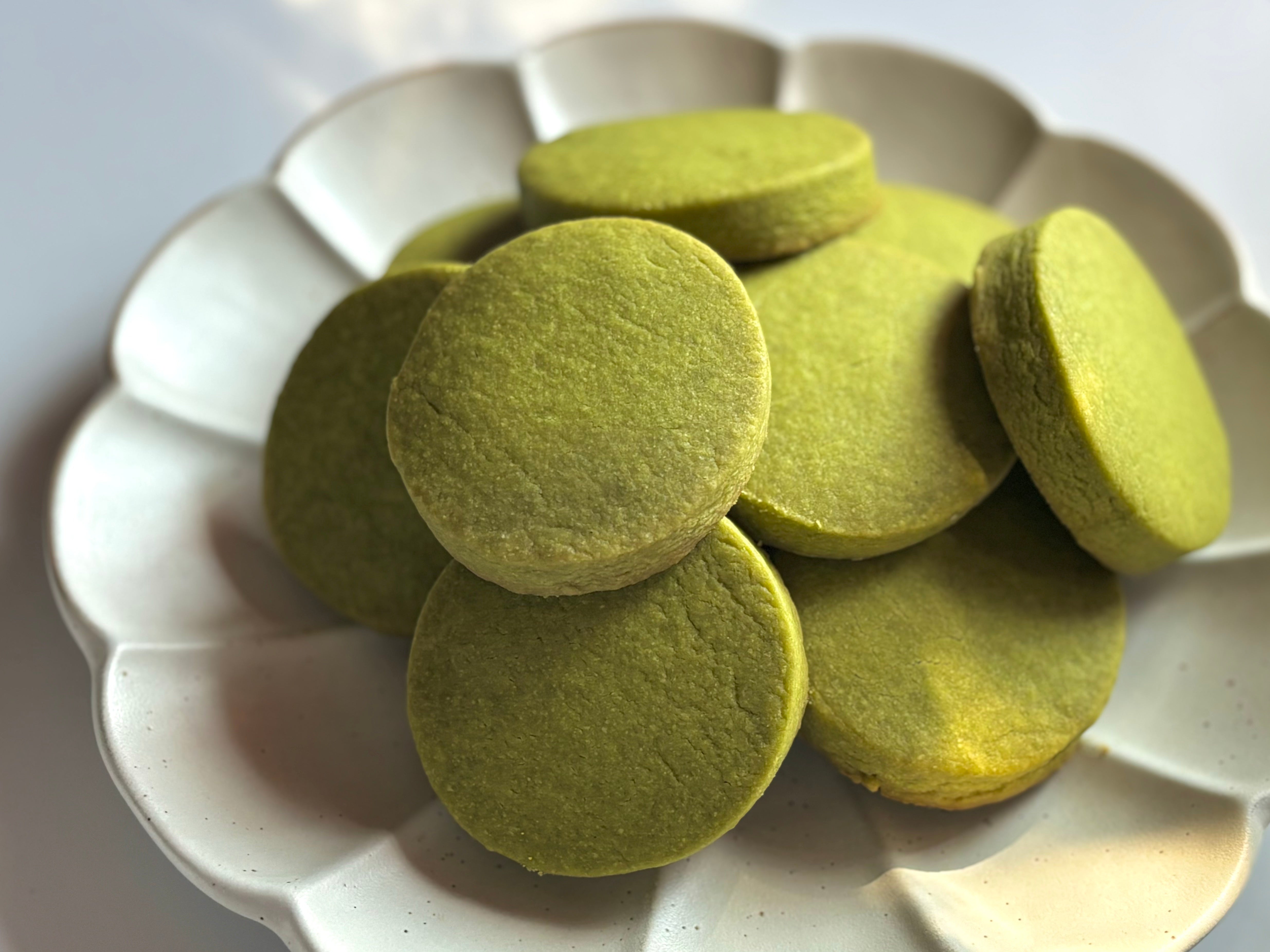 Easy Matcha Shortbread Cookie Recipe