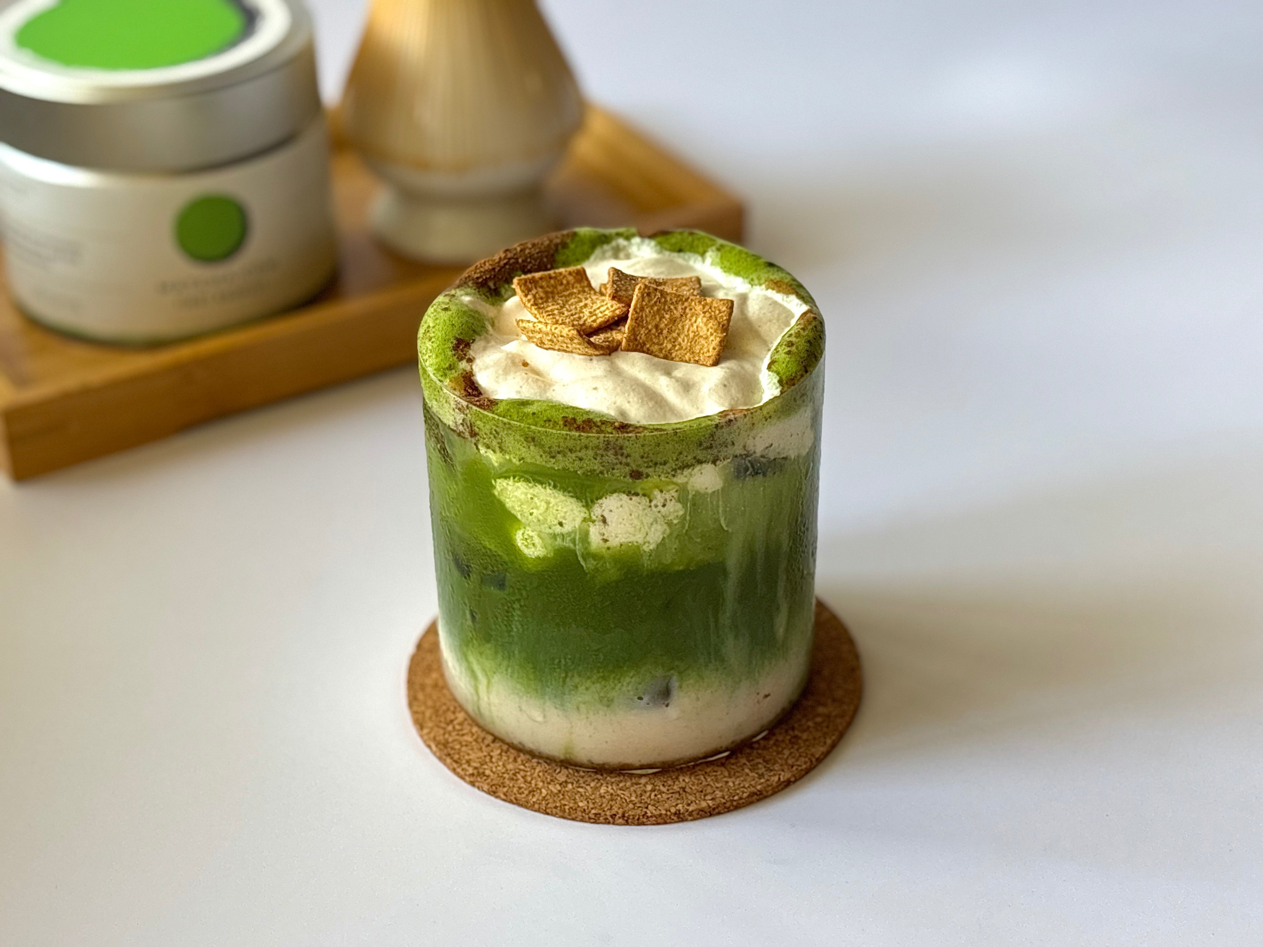 Cinnamon Toast Crunch Matcha Latte
