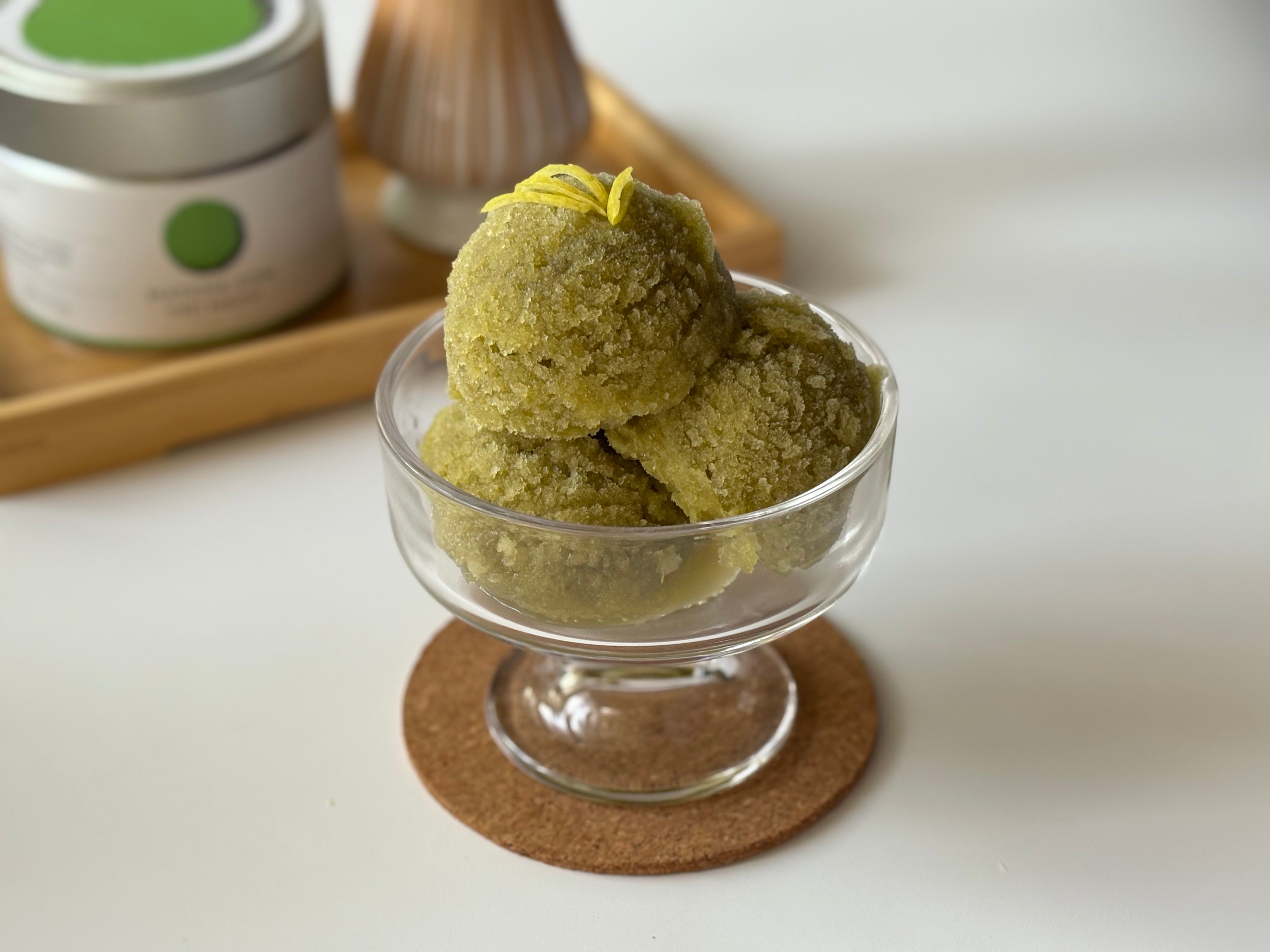 Matcha Lemon Sorbet