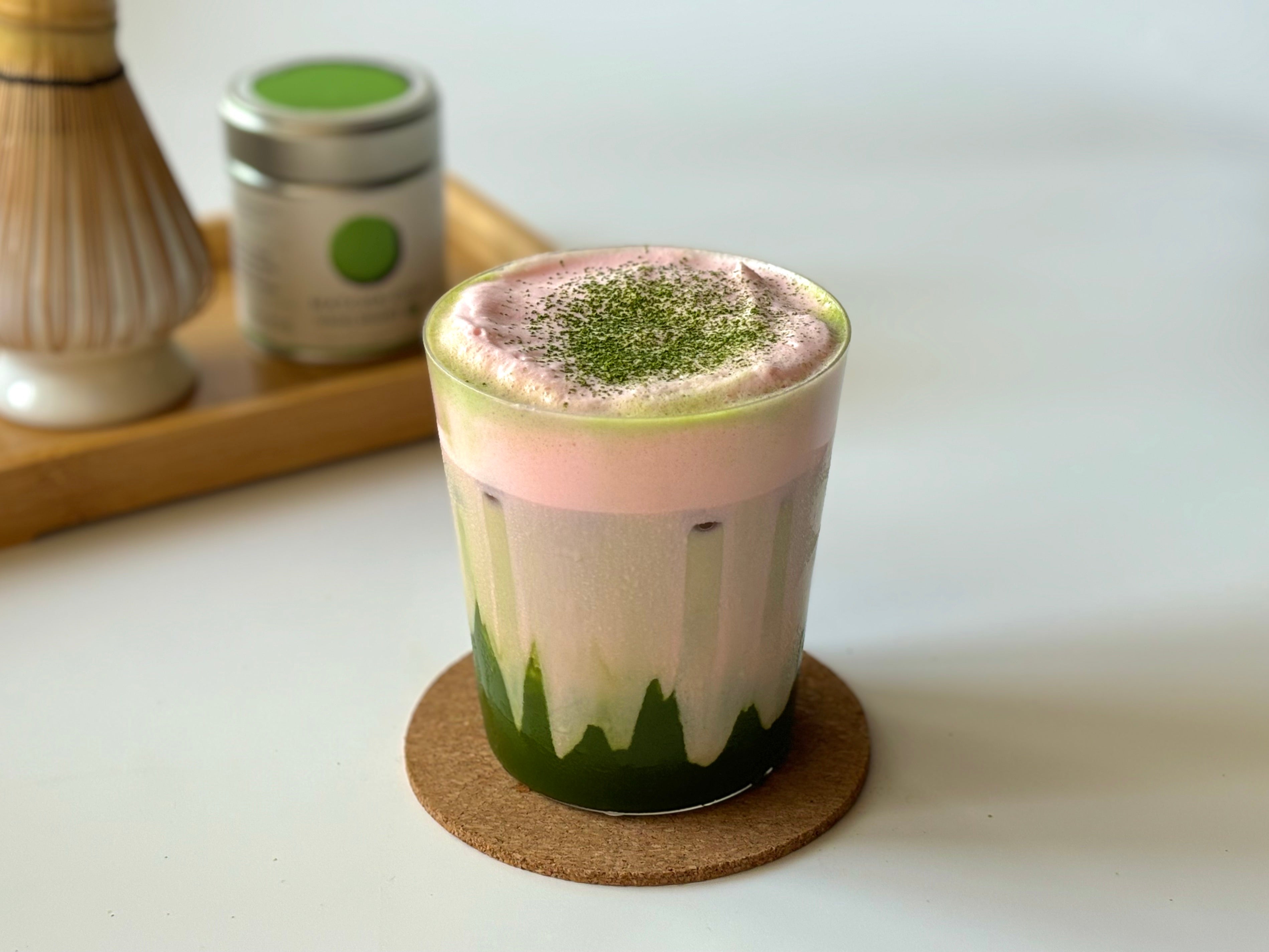 Viral Iced Pink Cold Foam Matcha Latte Recipe