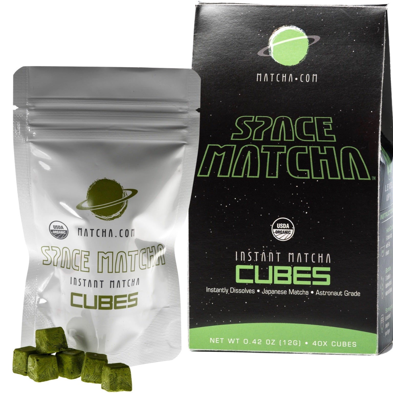Space Matcha™ Organic Matcha Instant Cubes | Astronaut Grade™